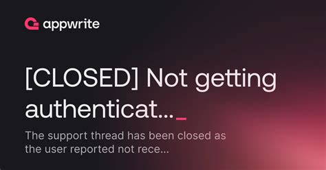 [closed] not getting authentication code via sms threads appwrite