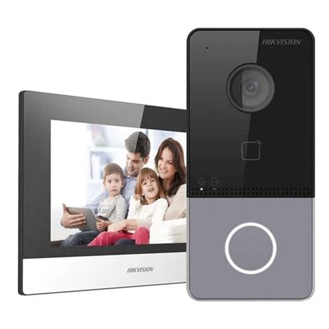 Hikvision 1080p Video Audio Doorbell Intercom System 7 Inch Colour Touchscreen Artofit