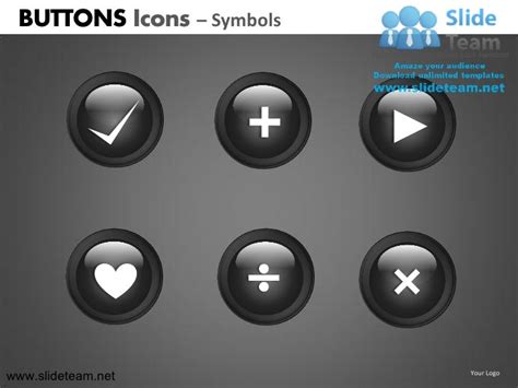how to make create buttons icons powerpoint presentation slides and p…