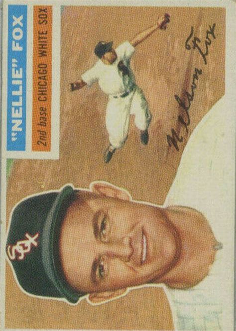 Nellie Fox 1956 Topps White Back 118 Price Guide Sports Card Investor