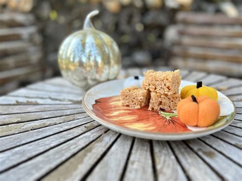 Pumpkin Spice Rice Krispie Treats The Full Nester