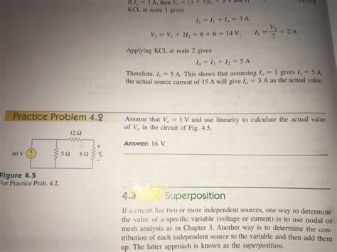 solved kcl at node 1 gives v2 2 8 6 14 v 1 2 a applying kcl