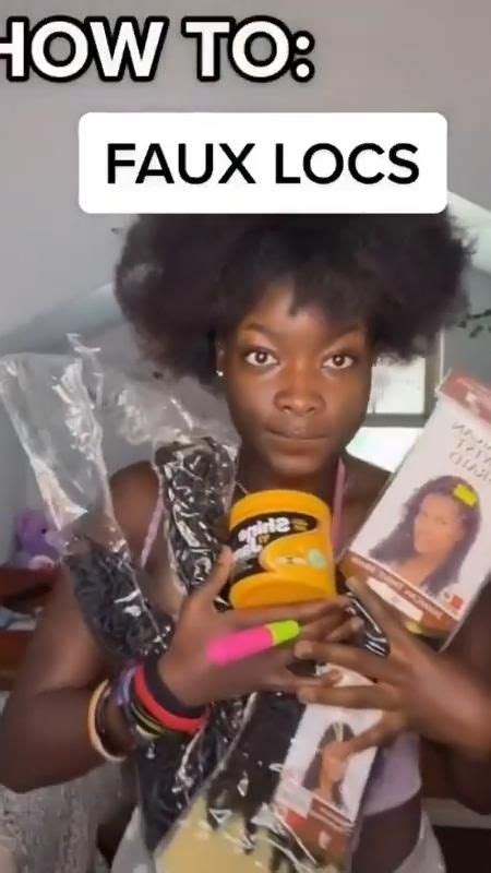 How To Faux Locs Faux Locs Hairstyles Hot Hair Styles Quick