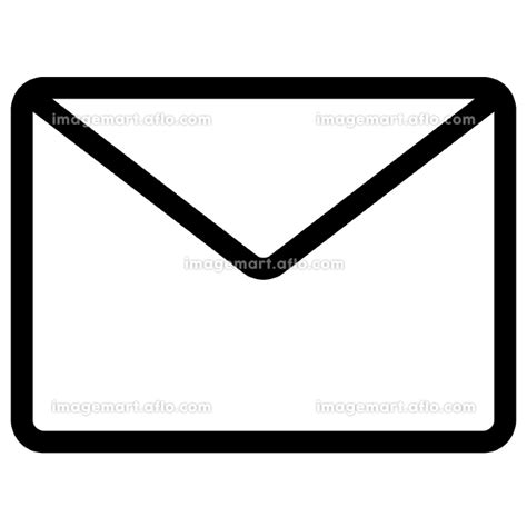 シンプルなメールのアイコン、封筒のイラスト 217695709 イメージマート