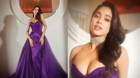 Janhvi Kapoor Looks Like A Dream In Stunning Purple Gown At 68th
