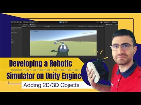 free video robotic simulator adding 2d 3d objects into the project