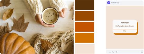20 Fall Color Palettes For A Warm Fall Aesthetic Looka