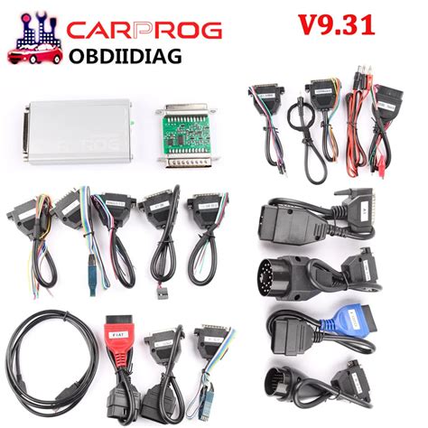 Newest Version Carprog V9 31 Carprog Full Set With All 21 Items Adapters Professional