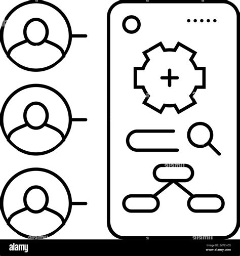 Contextual Inquiry Ux Ui Design Line Icon Vector Illustration Stock Vector Image And Art Alamy