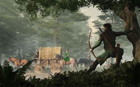 The Road Through Sherwood Forest By Deskridge On Deviantart