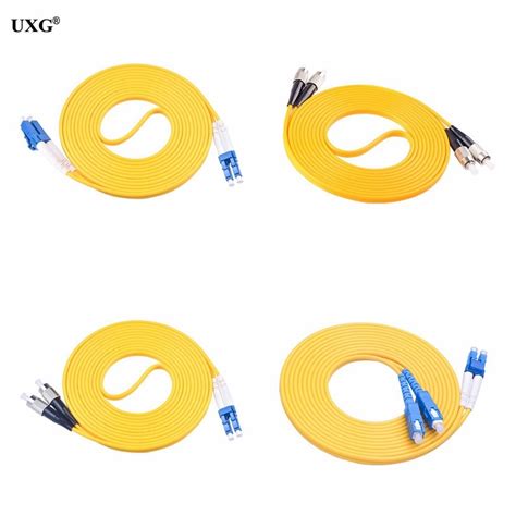 Double Sc Lc St Fc Upc Lc Upc Simplex Pvc Single Mode Fiber Patch