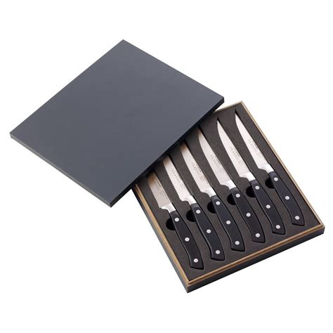 Gourmet X30 Steak Knife Set 6 Piece In T Box Steak Knives From Procook