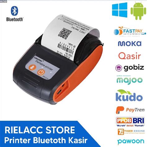 Jual Printer Bluetooth Mini Portable Printer Thermal 58mm Cetak Resi