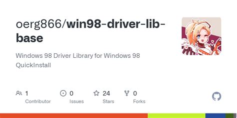 Github Oerg866 Win98 Driver Lib Base Windows 98 Driver Library For