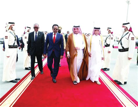 الرئيس الصومالي يغادر الدوحة جريدة الوطن