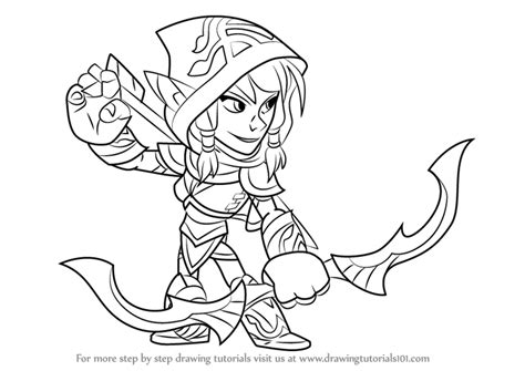 Learn How To Draw Ember From Brawlhalla Brawlhalla Step By Step