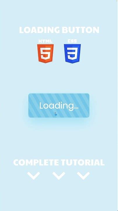 Loading Button Animation Effects Using Html And Css Loading Htmlcss Youtube