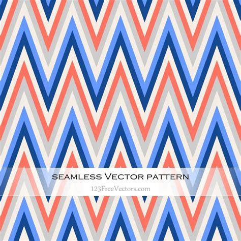 Zigzag Chevron Seamless Pattern Vector