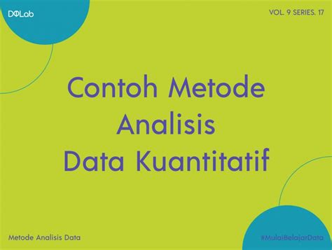 Contoh Analisis Data Kuantitatif Dalam Penelitian