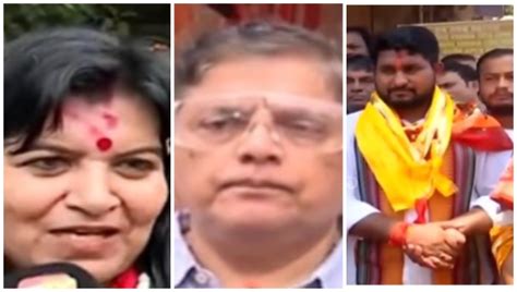 Odisha Bjp Leaders Throng Temples With Supporters After Historic Poll