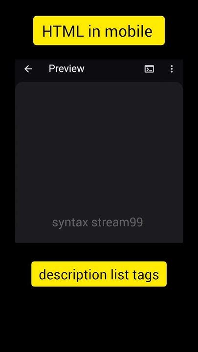 Description List Tags In Html Htmltutorial Coding Webdevtutorial Webdevelop Webcoding Youtube