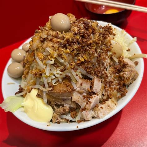 『冷やし中華＋うずら 『コール』ニンニク多め、全部』麺屋heroのレビュー ラーメンデータベース