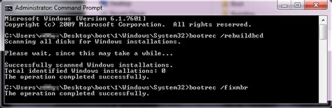 repairing windows 7 boot loader after installing windows xp on another