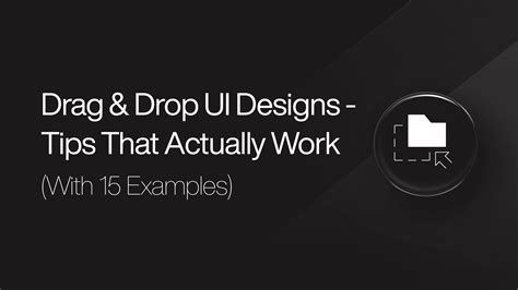 Drag And Drop Ui Design Tips That Actually Work In