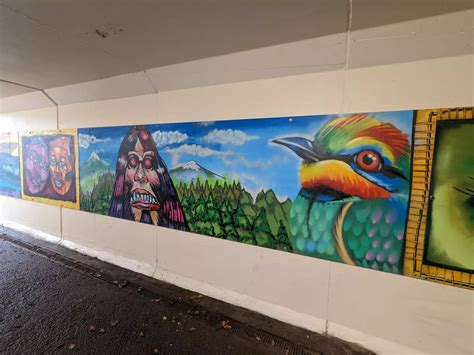 The Clacton Underpass Which Has Been Transformed From Foul Graffiti To