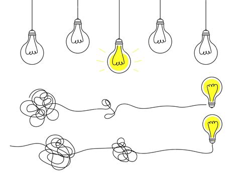 Premium Vector Idea Light Bulb Vector Design Illustration Isolated On