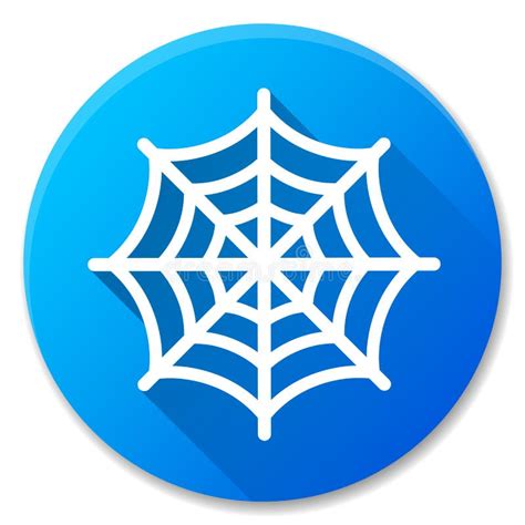 Cobweb Of Blue Shapes On A Black Background With A White Glow