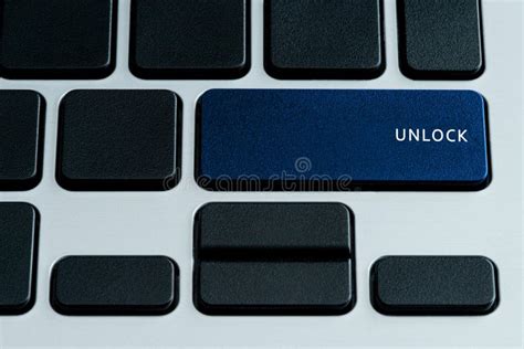Unlock On Keyboard Stock Photo Image Of Payment Communication 156843538