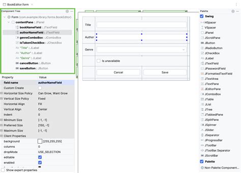 组件树 Intellij Idea 文档
