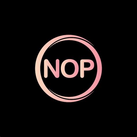 Premium Vector Nop Letter Initial Logo Design Template Vector