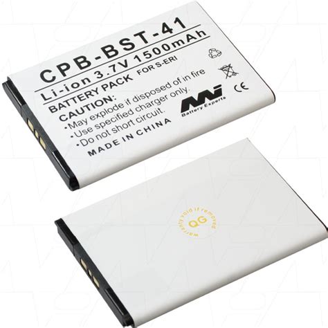 MI Battery Experts CPB BST 41 BP1 Mobile Phone Battery Suitable For Sony Ericsson Xperia X1