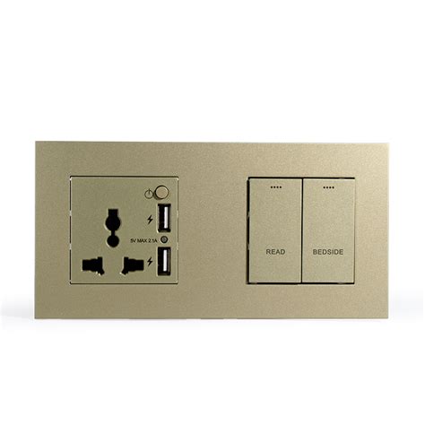 Modbus Communication Bedside Switch Panel And Universal Power Socket Of
