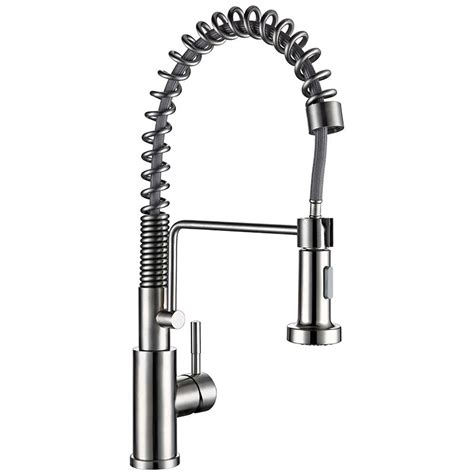 Esp Matt Black Touch On Kitchen Faucet Sensor Activated Pull Out Mixer