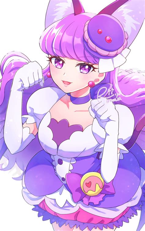 Kotozume Yukari And Cure Macaron Precure And 1 More Drawn By Rii