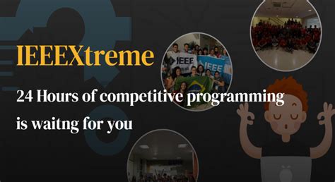 Ieeextreme Hackathon October 24 2020 Institute Of Electrical And