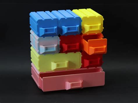 Stackable Mini Drawer Storage System By 虾七八想 Makerworld Download Free 3d Models