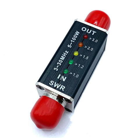 Shortwave Indicator With Female Interface Led Swr Meter 3 30mhz