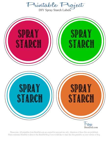 How To Make Liquid Spray Starch 3 Non Toxic Recipes Bren Did