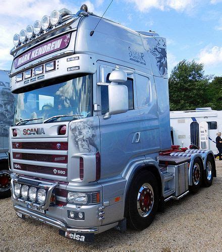 Mark Kendrew Scania 164l 580 V8 Silver Surfer Near Side Flickr Big