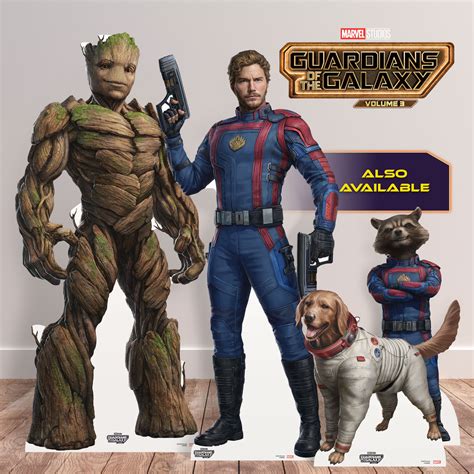 Rocket Raccoon Guardians Of The Galaxy Vol 3 Marvel Cardboard Cutout