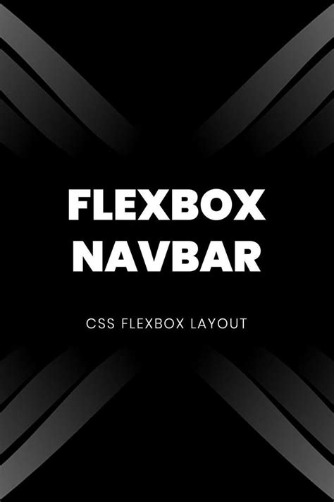 Flexbox Navbar Design Template