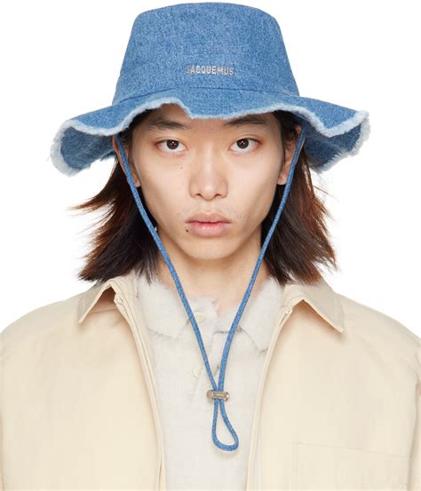 JACQUEMUS Blue Le Bob Artichaut Hat Jacquemus