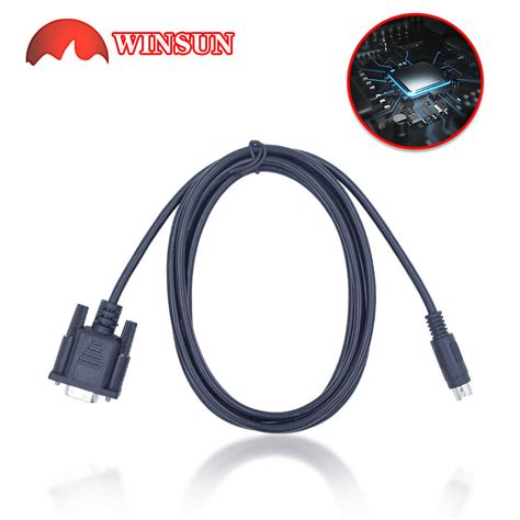 For Mitsubishi Fx3u Series Fx Plc Programming Cable Rs232 To Round 8