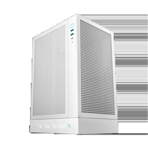 Deepcool Ch170 Digital Vertical Mini Itx Computer Case Black White Bermor Techzone