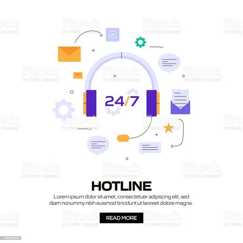 웹 사이트 배너 광고 및 마케팅 자료 온라인 광고 소셜 미디어 마케팅 등에 대한 핫라인 개념 벡터 일러스트레이션 0명에 대한 스톡 벡터 아트 및 기타 이미지 Istock