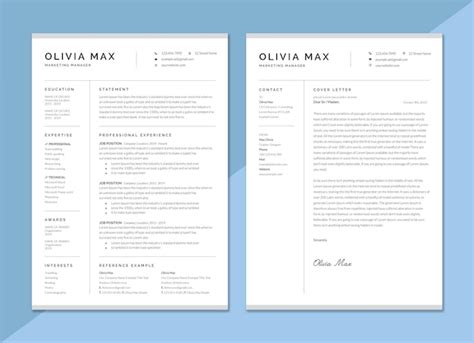 Resume Cover Letter Psd High Quality Free Psd Templates For Download